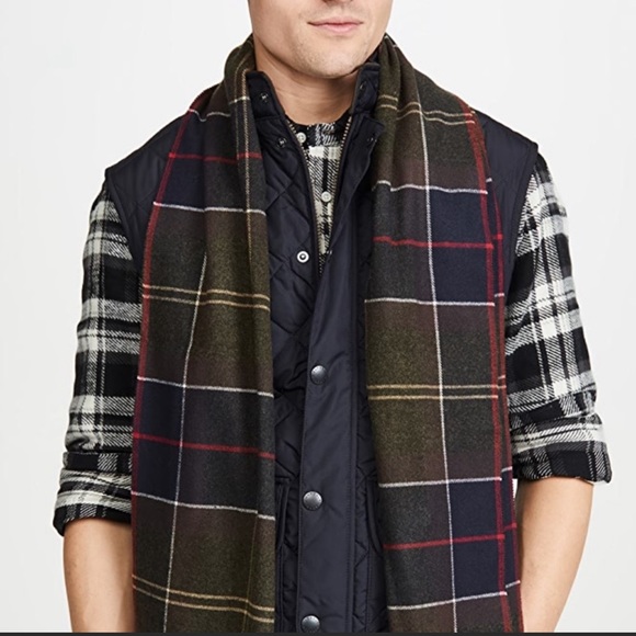 Barbour | Accessories | Barbour Gallingale Tartan Plaid Scarf Unisex ...